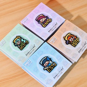 Complete Set of 16 MBTI Personality Type Pins – Collectible Educational ...