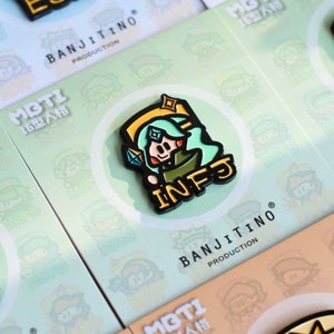 Complete Set of 16 MBTI Personality Type Pins – Collectible Educational ...