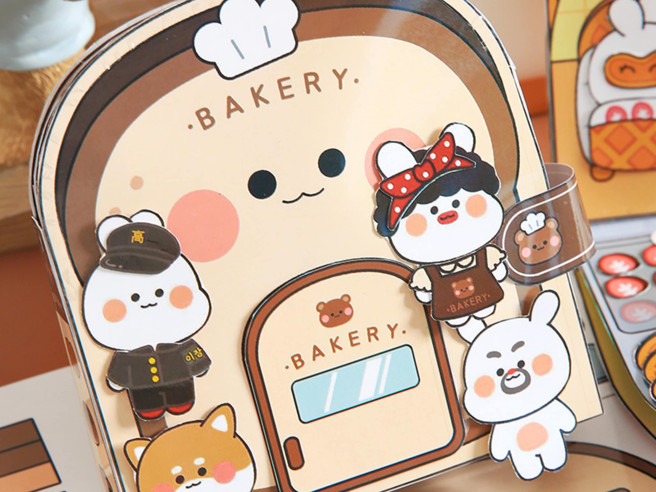 Quiet Book Bakery-themed Cute Busy Book Cute Scenes Baby Learning ...
