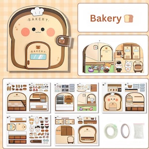 Quiet Book Bakery-themed Cute Busy Book Cute Scenes Baby Learning ...
