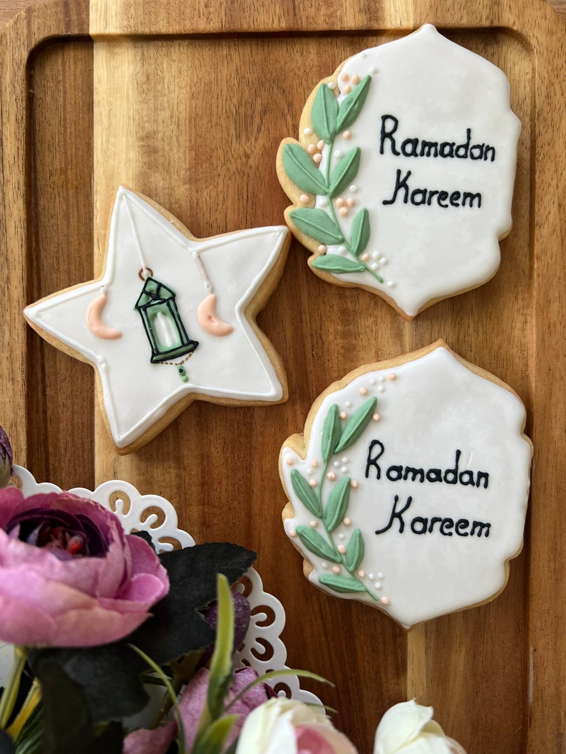 Ramadan Kareem Sugar Cookies With Royal Icing.ramadan Gift Box - Etsy
