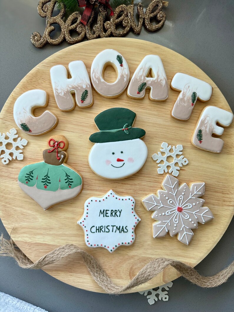 Christmas Personalized Birthday Cookies Box, Best Birthday Gift Idea ...