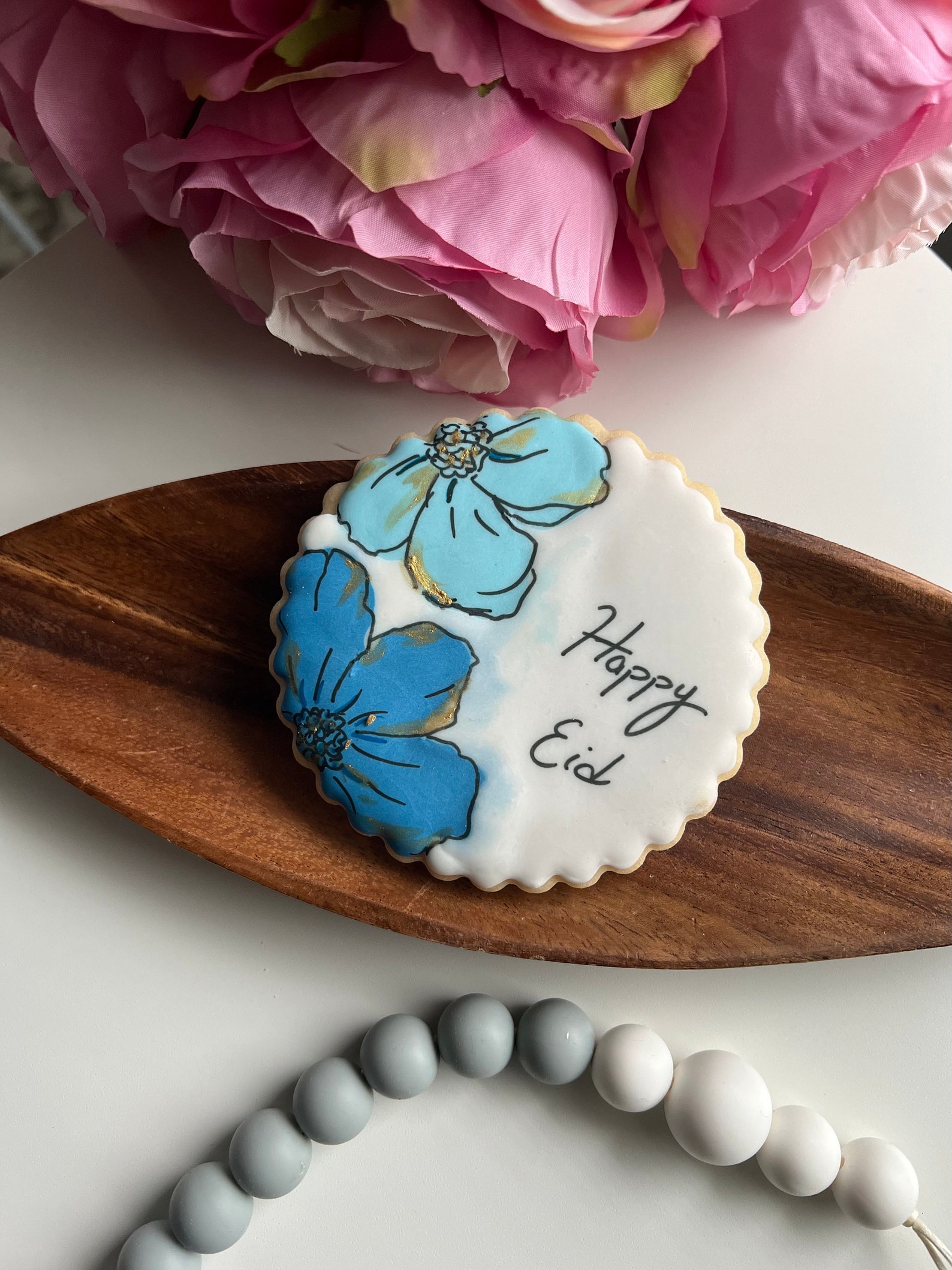 Happy Eid Sugar Cookies With Royal Icing.personalized Eid Gift Box Idea ...