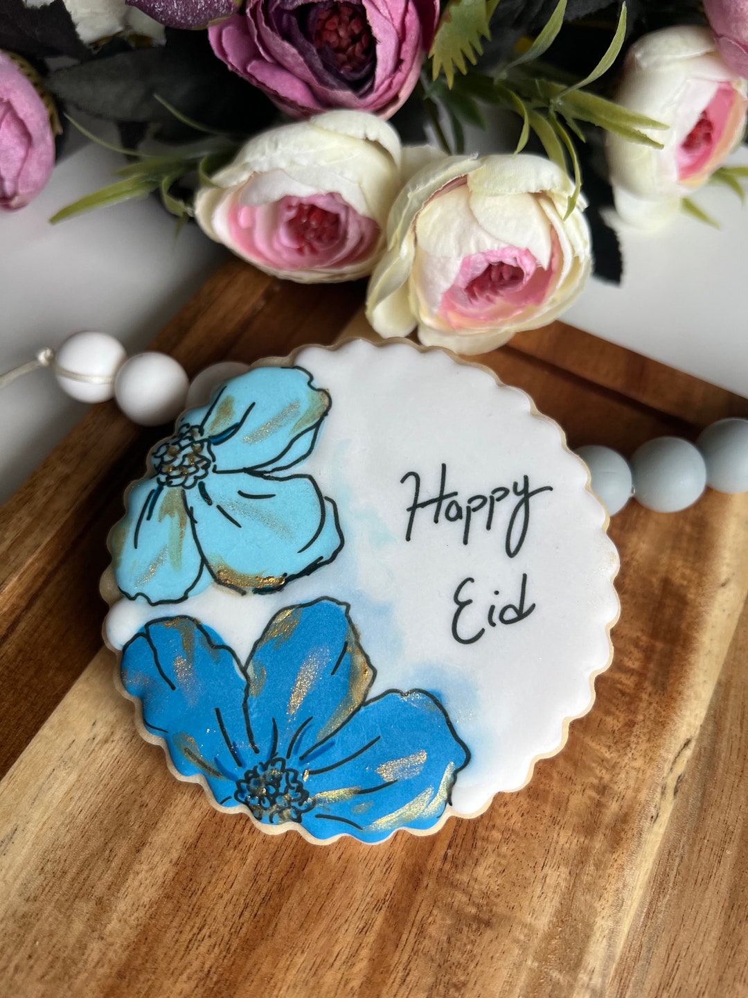 Happy Eid Sugar Cookies With Royal Icing.personalized Eid Gift Box Idea ...