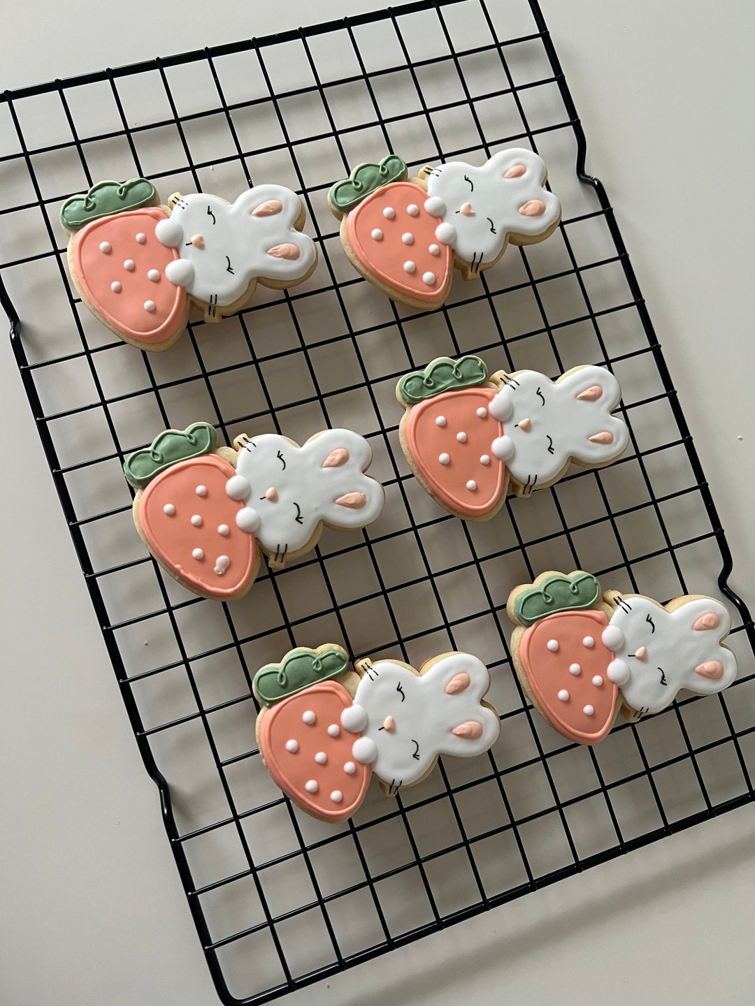Easter Personalized Bunny Cookies With Royal Icing, Fresh Baked and ...