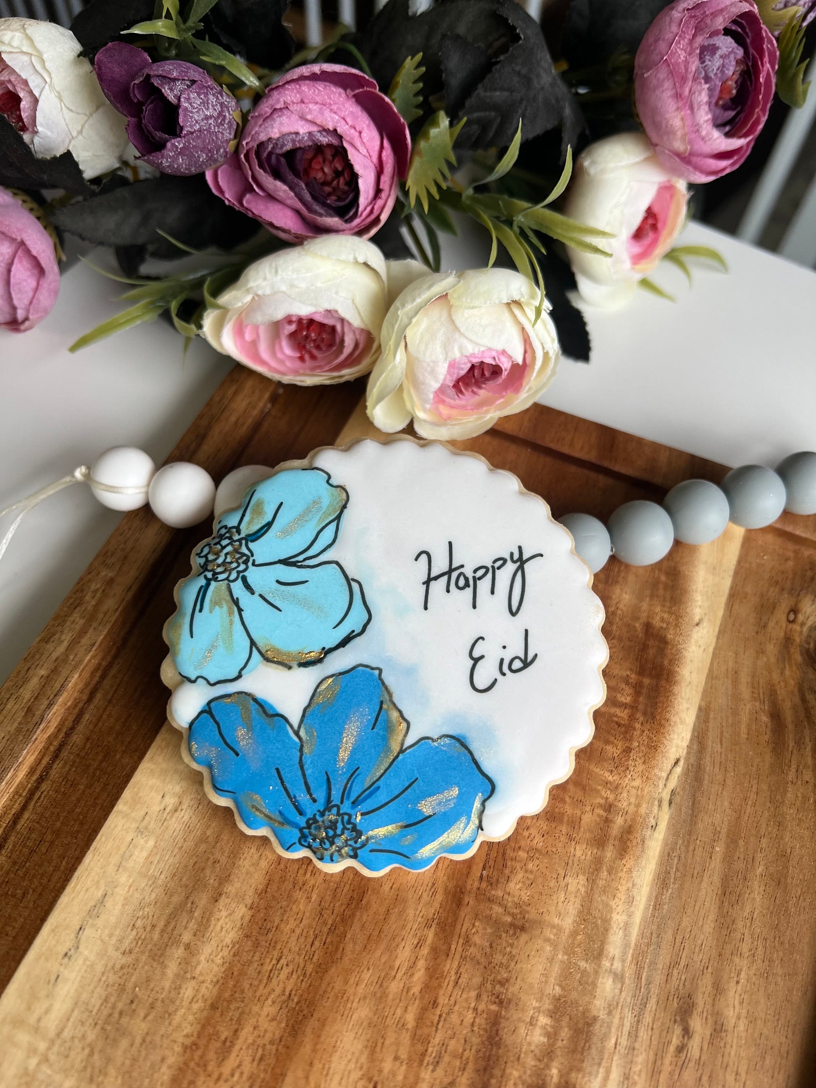 Happy Eid Sugar Cookies With Royal Icing.personalized Eid Gift Box Idea ...