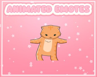 Grey Tabby Dancing Cat Animated Emote for Twitch, Youtube, Discord ...