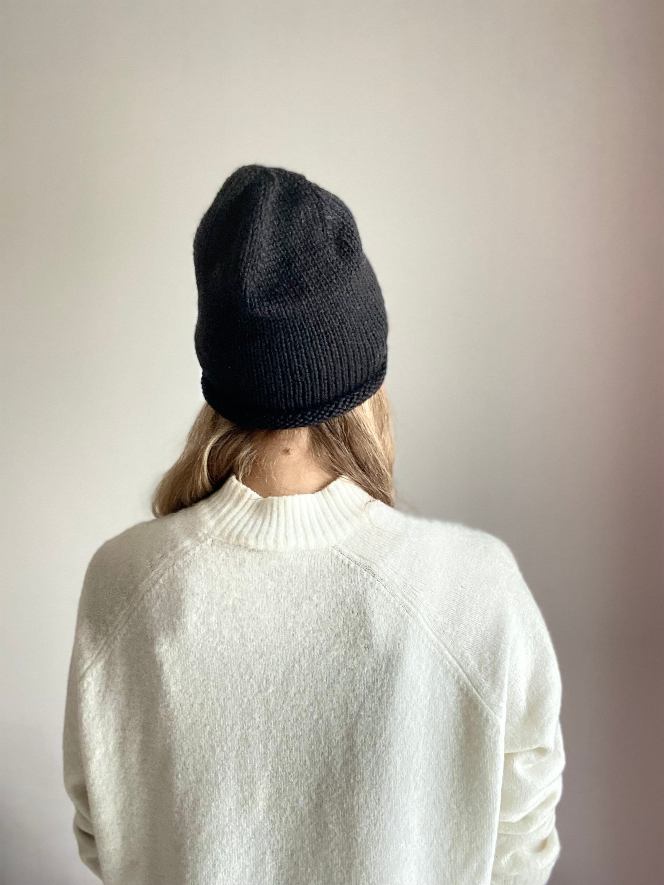 Easy Beginner Knitting Hat PDF Instant Download Pattern Adult Knit ...