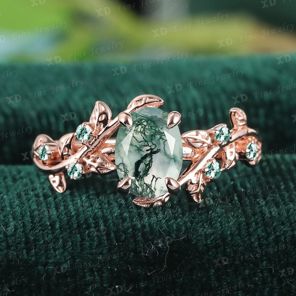 Vine Engagement Ring - Etsy