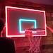 Basketball Hoop Neon Sign Basketball Light up Sign Basketball Hoop LED ...