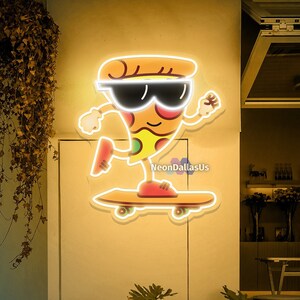Pizza Neon Sign Open Pizza LED Sign Pizza Neon Light Neon Pizza Sign ...