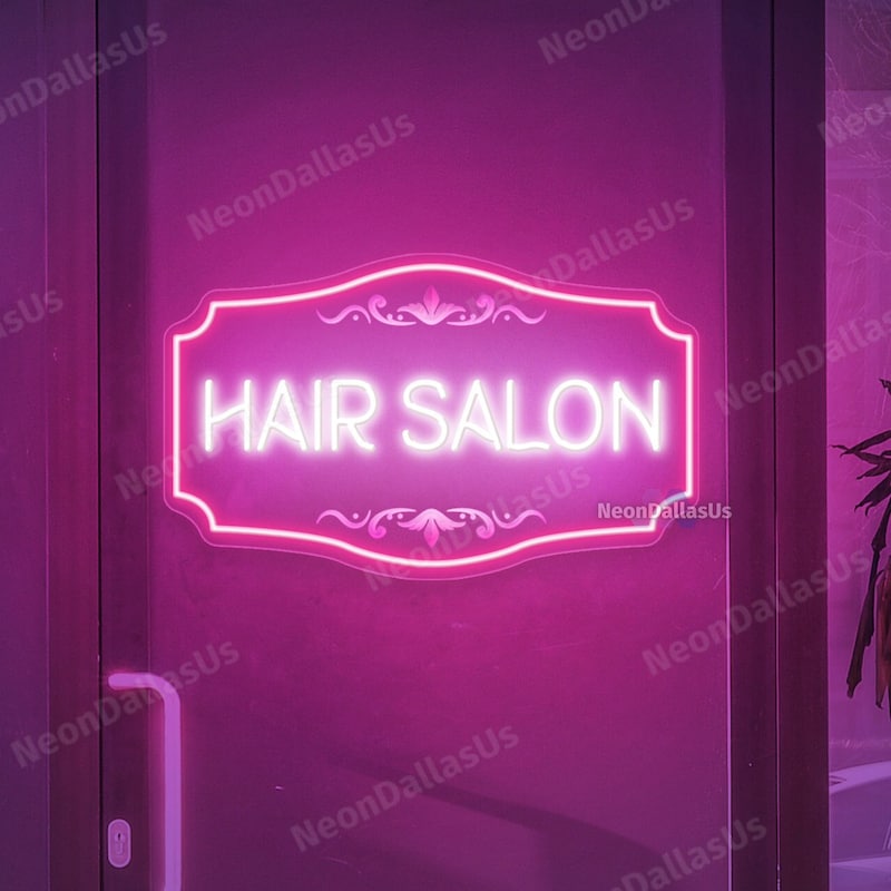 Salon Neon Sign - Etsy