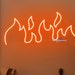 Fire Neon Light Sign for Wall Fire LED Light Custom Neon Sign Art ...