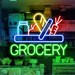 Grocery Sign Grocery Neon Sign Grocery Led Lights Kitchen Neon Sign ...