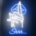 Shhh Neon Sign Lips and Finger Neon Sign Shhh Finger Sign Lips - Etsy