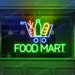 Food Mart Neon Sign Supermarket Neon Sign Grocery LED Light Food Store ...