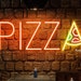 Pizza Open Neon Sign, Open Pizza LED Sign Pizza Neon Sign Neon Pizza ...