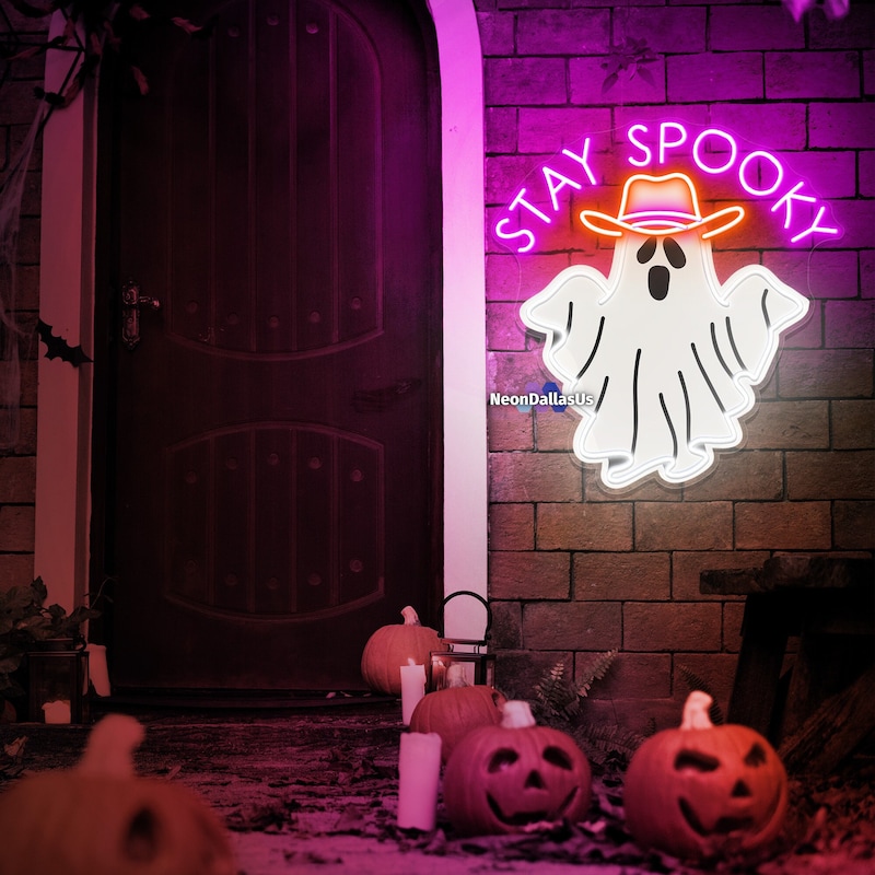 Halloween Lighted Sign - Etsy