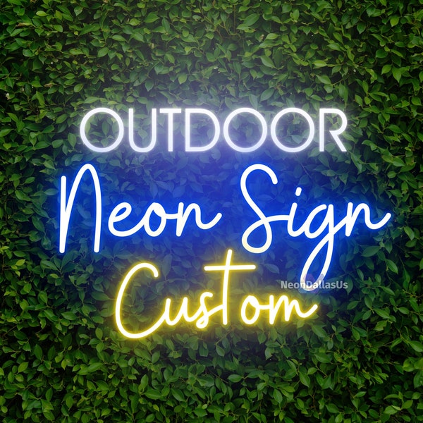 Outdoor Bar Neon Sign - Etsy