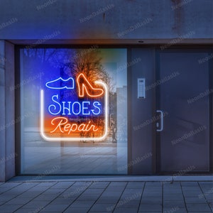 Shoes Repair Neon Sign Custom Shoe Repair Sign Shoes Store Lights Sport ...