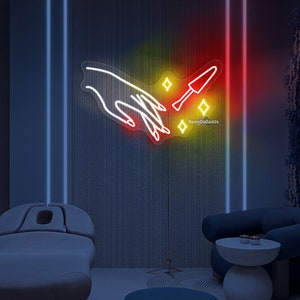 Nail Salon Neon Sign Nail Led Light Salon Shop Sign Custom Nail Beauty ...
