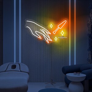 Nail Salon Neon Sign Nail Led Light Salon Shop Sign Custom Nail Beauty ...