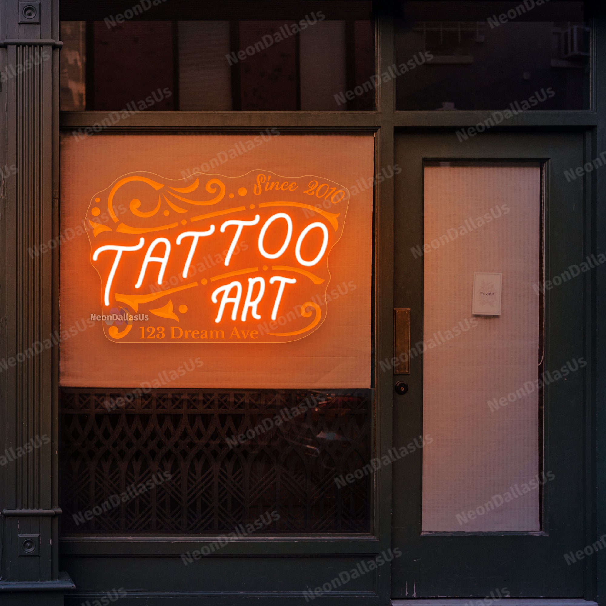 Tattoo Art LED Sign Tattoo Neon Sign Custom Tattoo Studio Signs Tattoo ...