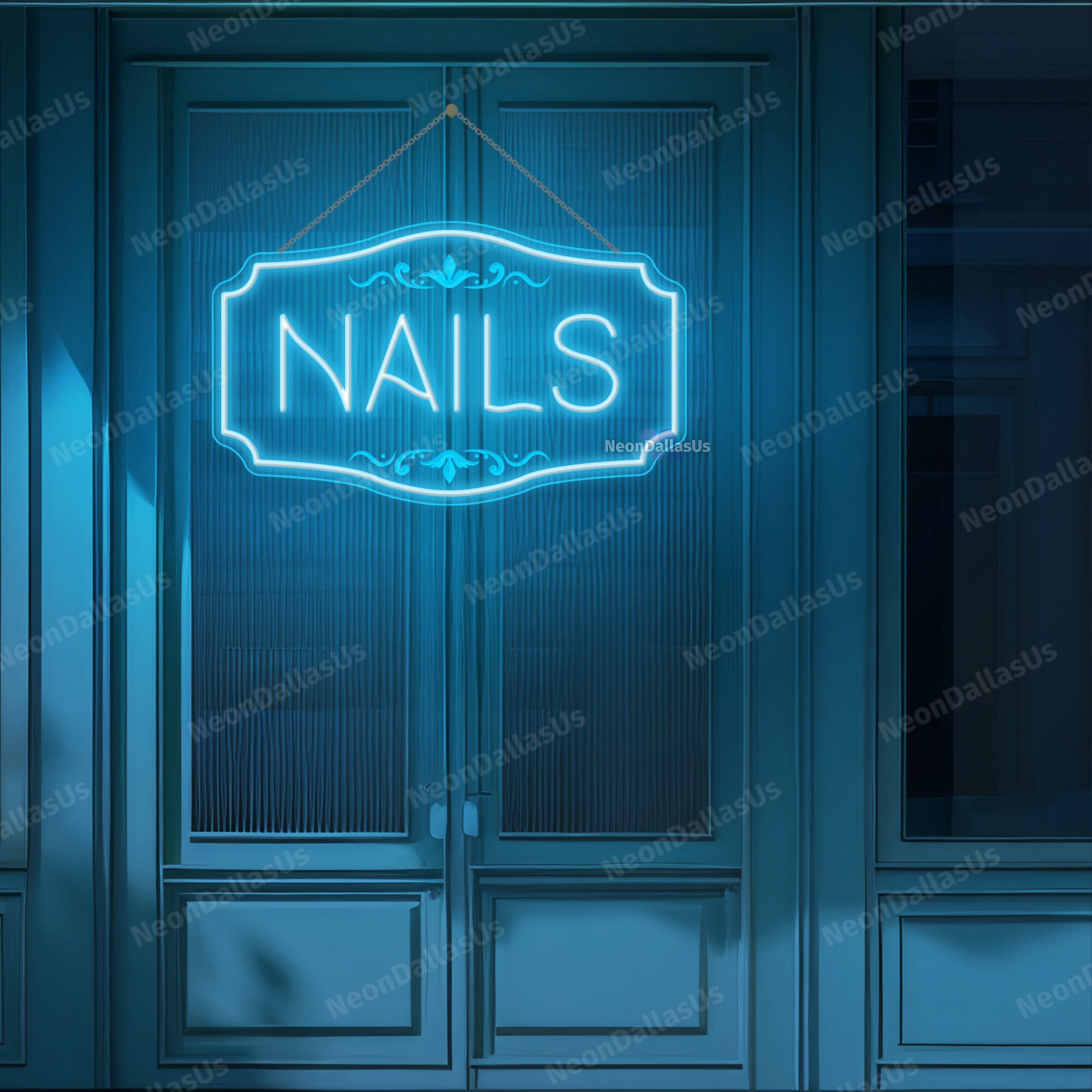 Nails Neon Sign Nails LED Light Custom Nails Shop Led Neon Sign Nail ...