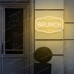 Brunch Neon Sign Brunch LED Light Brunch Sign Decors Custom Let's ...