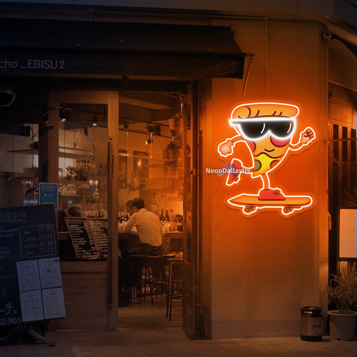 Pizza Neon Sign Open Pizza LED Sign Pizza Neon Light Neon - Etsy