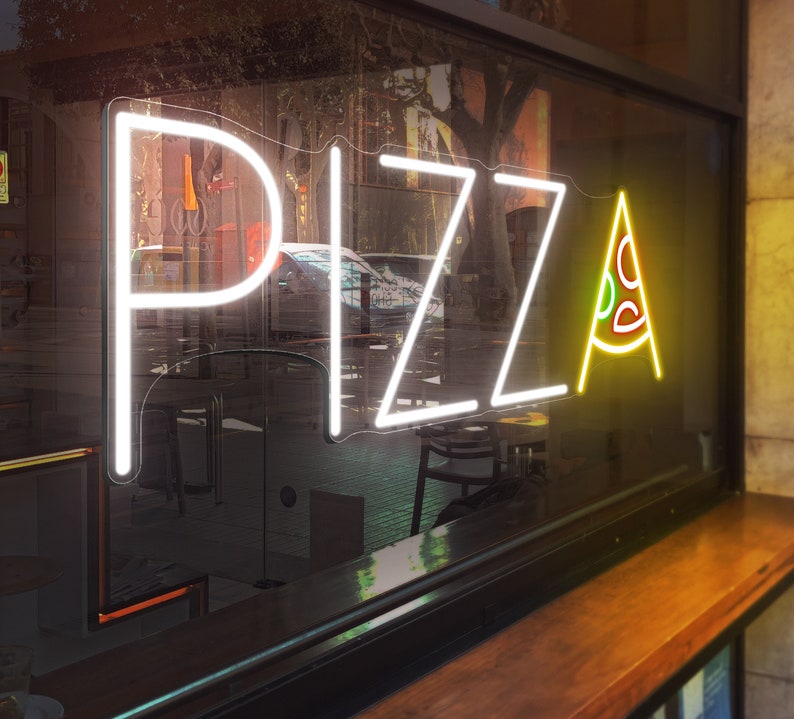 Pizza Open Neon Sign Open Pizza LED Sign Pizza Neon Sign Neon - Etsy