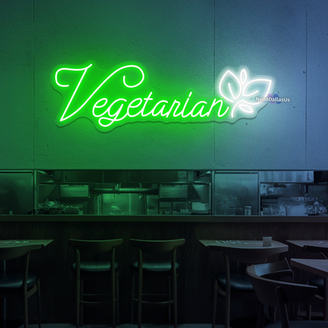 Vegetarian Neon Sign Vegan Led Sign Custom Vegetable Neon Sign ...