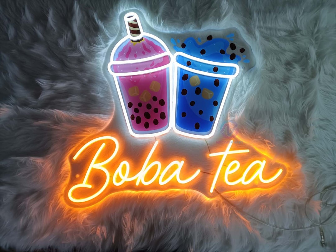 Bubble Tea Neon Sign Boba Neon Sign Boba Tea Sign Boba Open Sign Boba ...