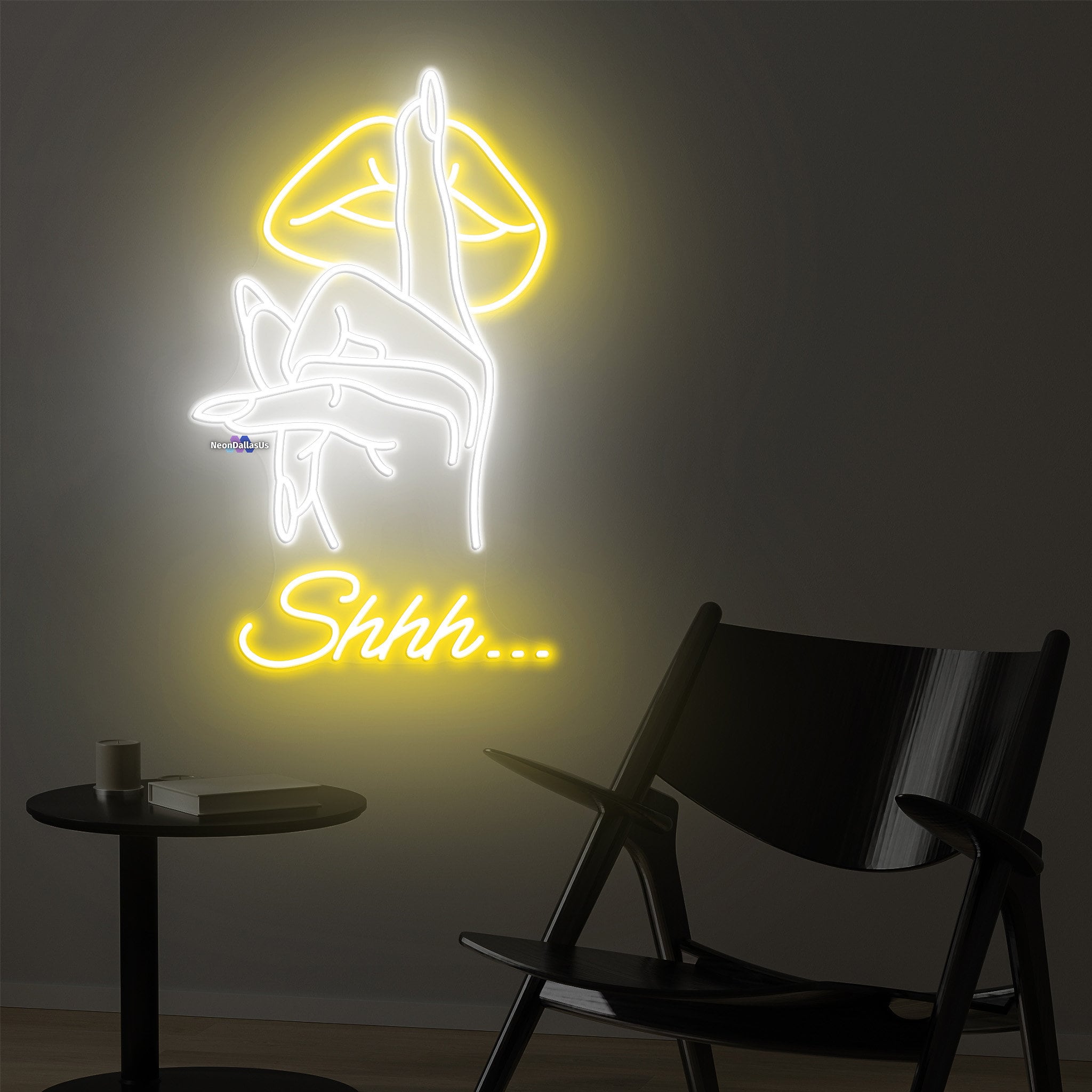 Shhh Neon Sign Lips and Finger Neon Sign Shhh Finger Sign Lips - Etsy