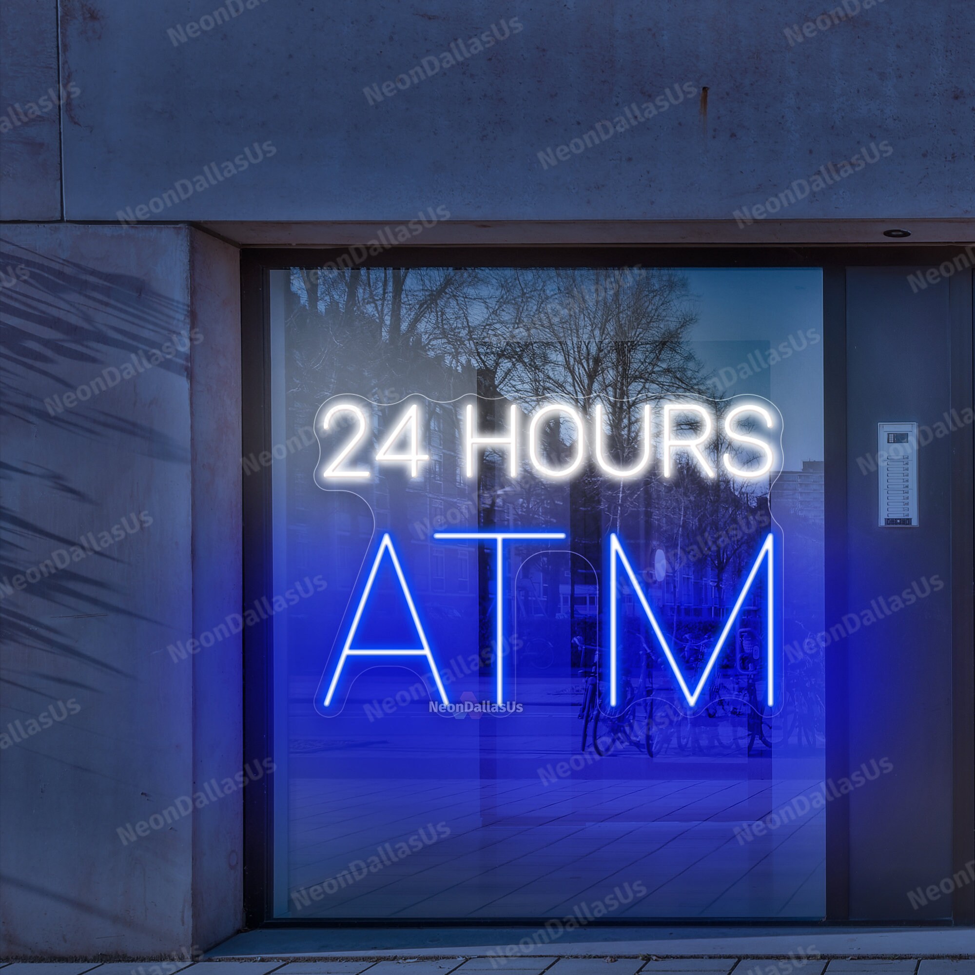 ATM 24 Hours Neon Sign ATM Neon Lights Atm Led Sign ATM Signs for ...