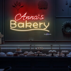 Bakery Neon Sign Custom Bakery Led Sign Personalized Bakery Outdoor ...