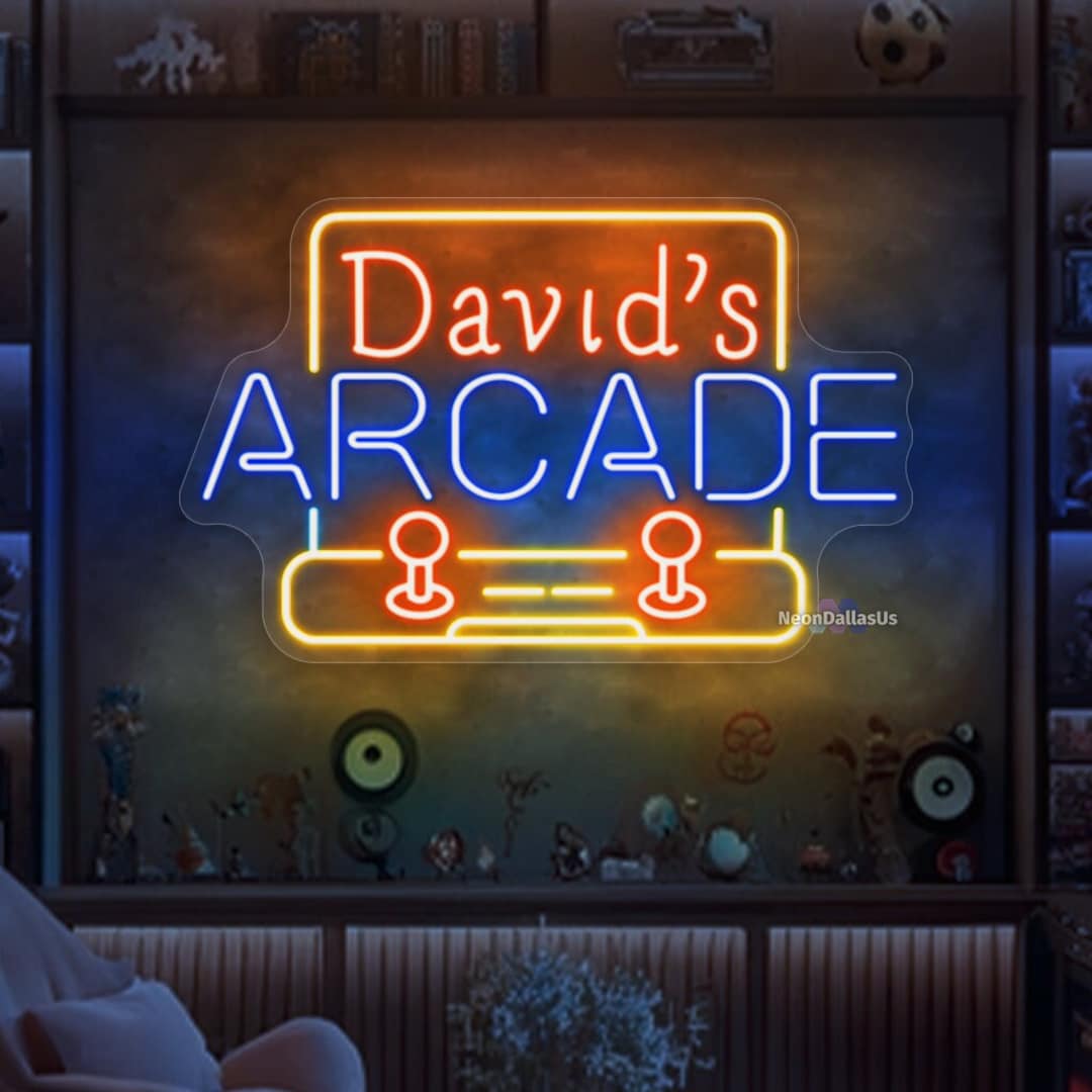 Personalized Game Neon Sign Custom Name Game LED Light Game Neon Sign ...