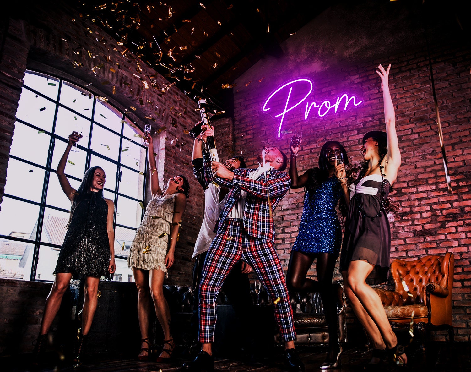 Prom Neon Sign USB Battery Operated Name Sign Prom Backdrop - Etsy