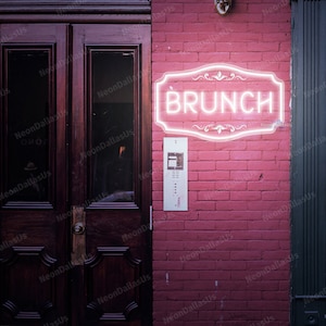 Brunch Neon Sign Brunch LED Light Brunch Sign Decors Custom Let's ...