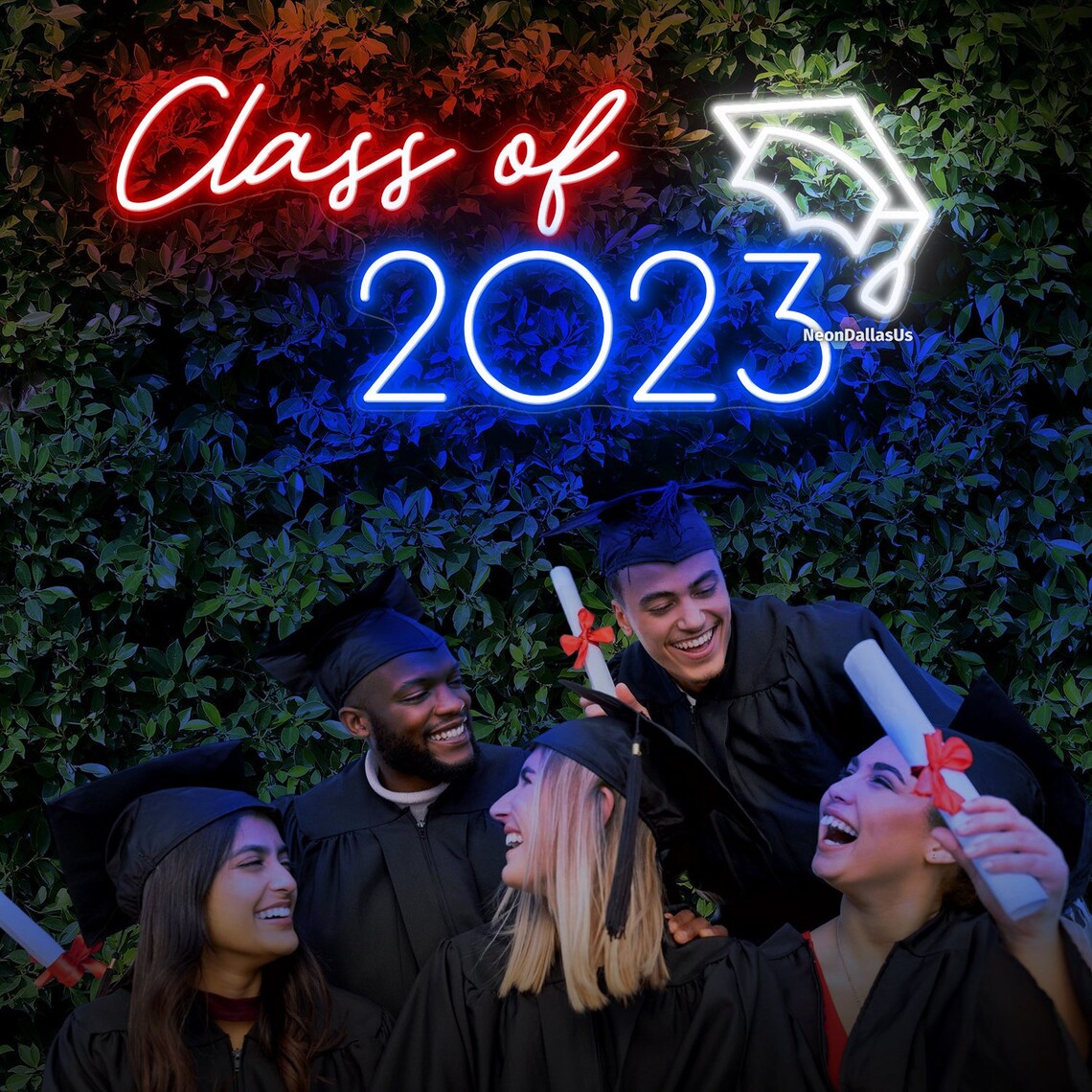 Class of 2023 Neon Sign, Class of 2023 Lighted Sign, Graduation Neon ...