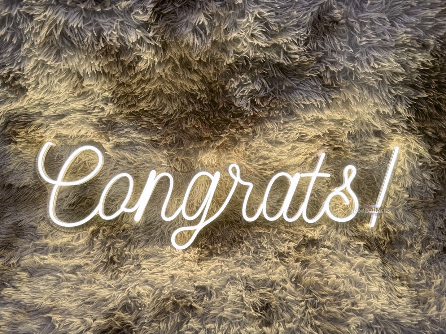 Congrats Grad Neon Sign Congrats Name Neon Sign Custom Congrats Neon ...