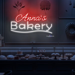 Bakery Neon Sign Custom Bakery Led Sign Personalized Bakery Outdoor ...