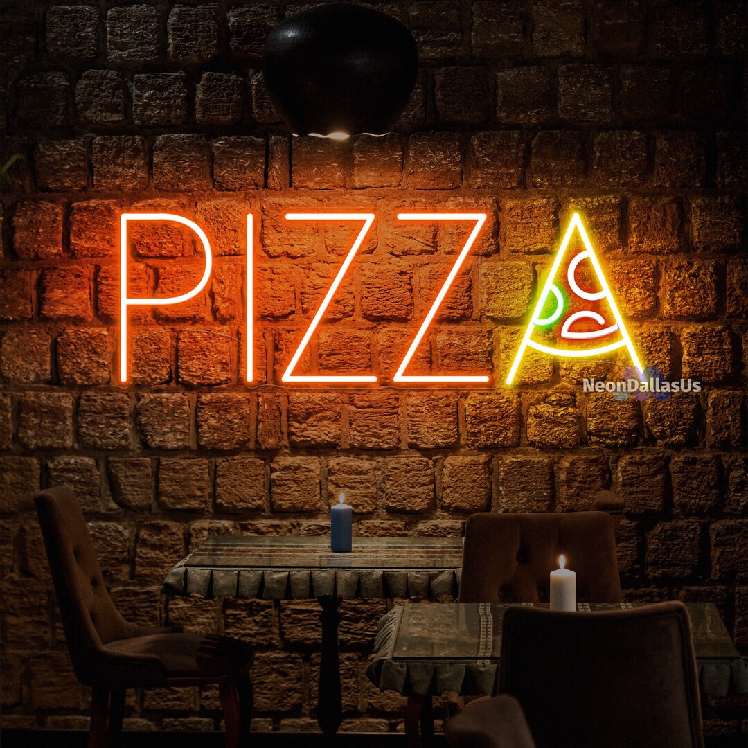 Pizza Open Neon Sign, Open Pizza LED Sign Pizza Neon Sign Neon Pizza ...