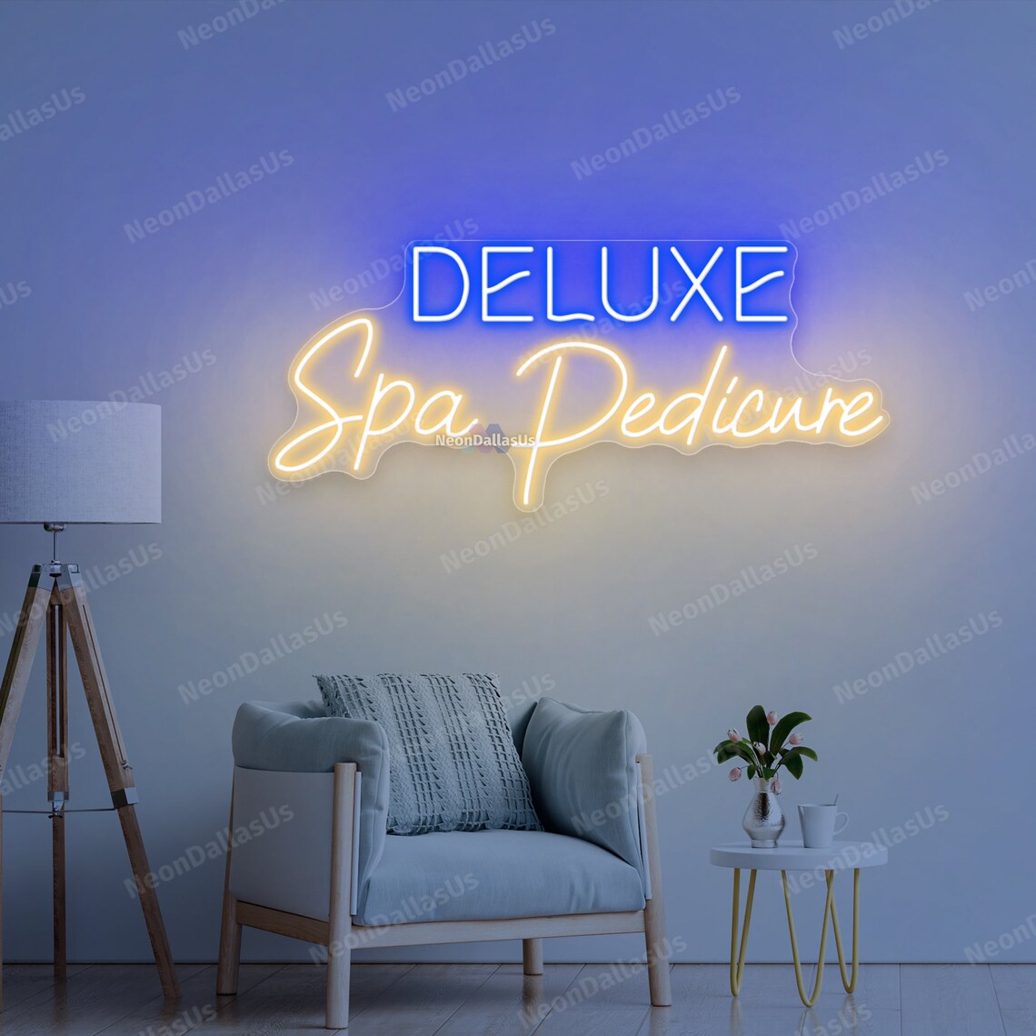 Spa Pedicure Sign Spa Pedicure Neon Sign Deluxe Spa Pedicure LED Neon ...