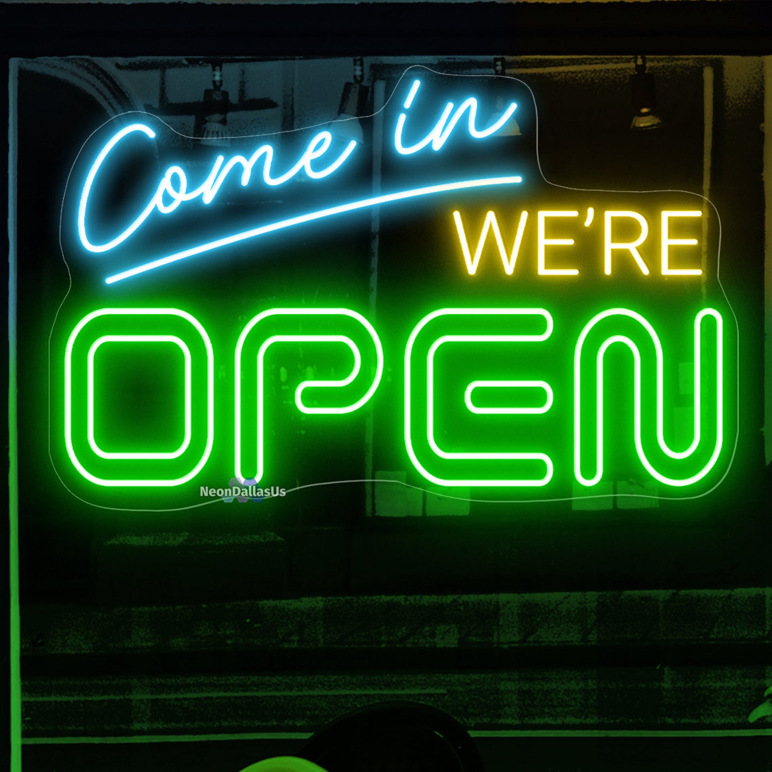 Open Neon Sign We're Open Sign Open Sign Open Light up - Etsy
