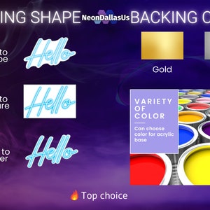 Personalized Neon Table Sign Custom Neon Name Sign Free Standing Name ...