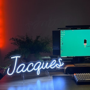 Custom Neon Sign With Stand Custom Standing Neon Sign Neon Sign With ...