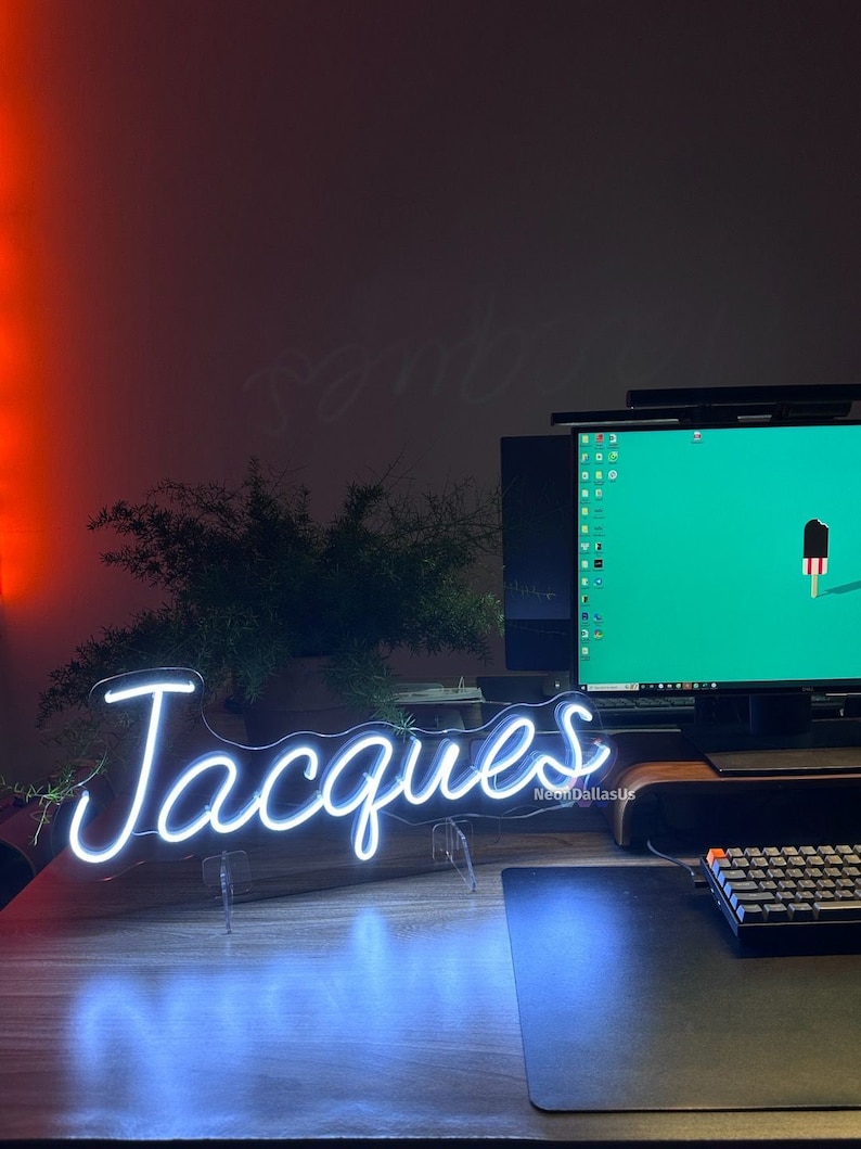 Personalized Neon Table Sign Custom Neon Name Sign Free - Etsy