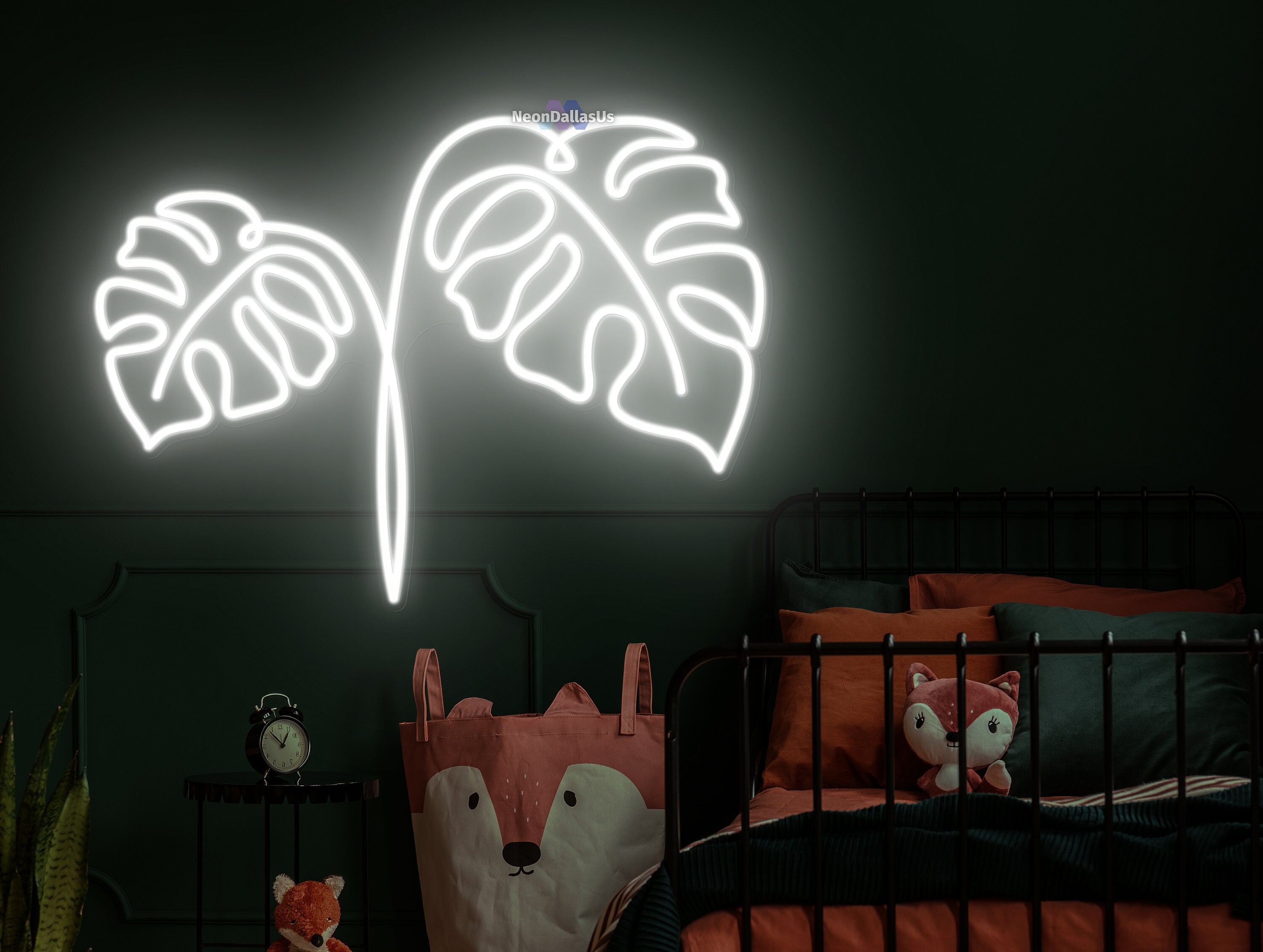 Monstera Neon Sign Monstera Leaf Led Sign Plant Neon Sign - Etsy