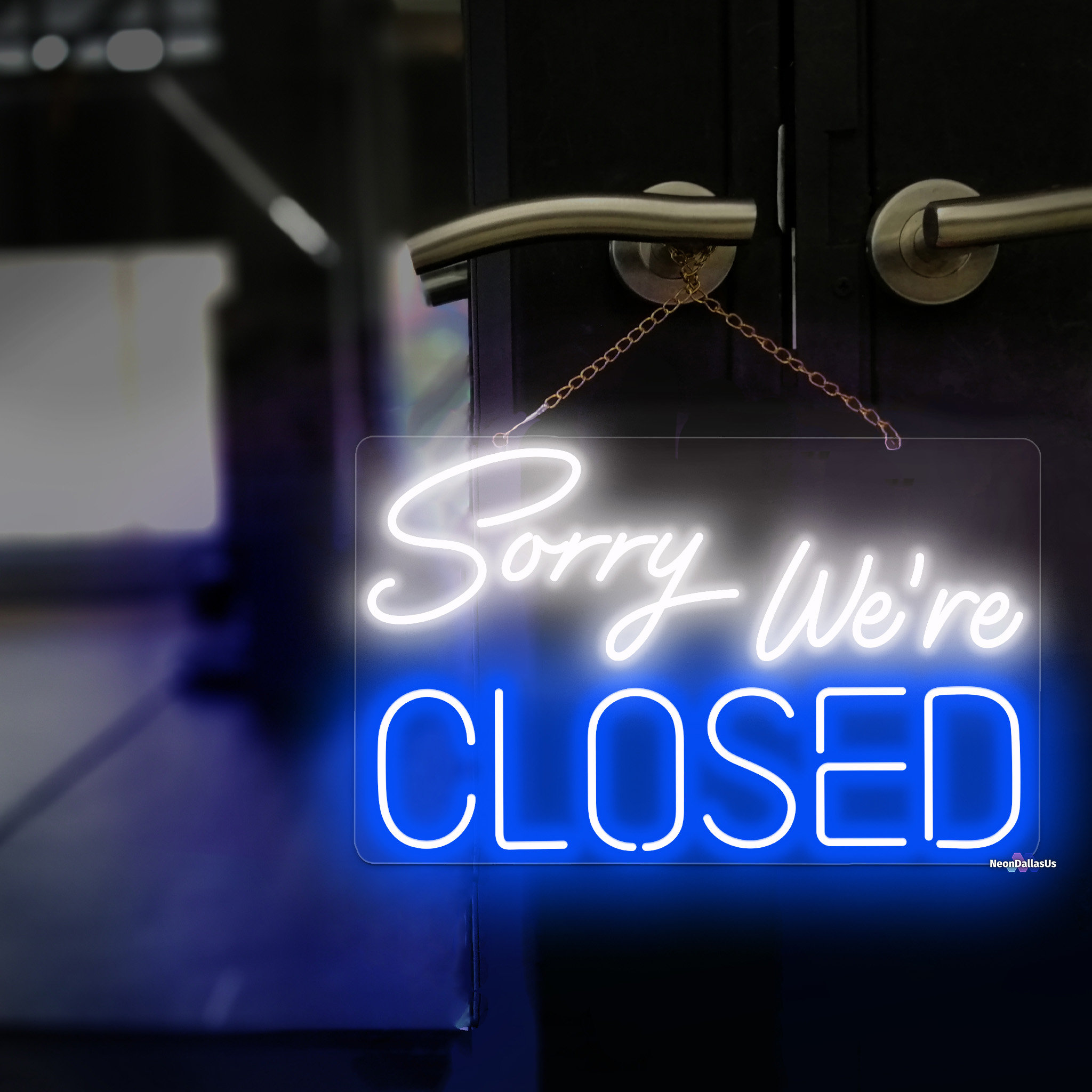 Close Neon Sign Sorry We’re Closed Neon Sign Close Business Led Sign ...